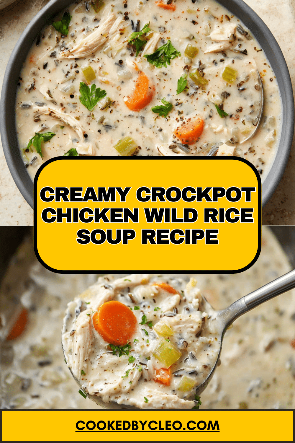 Creamy Crockpot Chicken Wild Rice Soup: Warm & Hearty Comfort